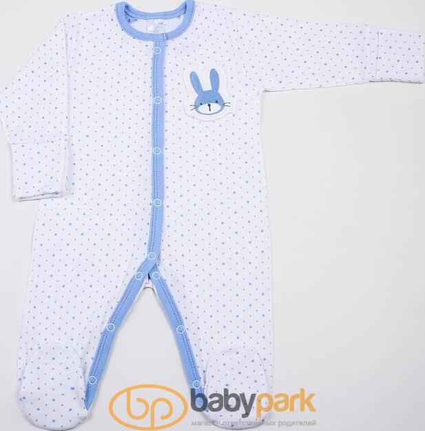 Верес комбінезон Hello Bunny white-blue (221 грн.) | Babypark